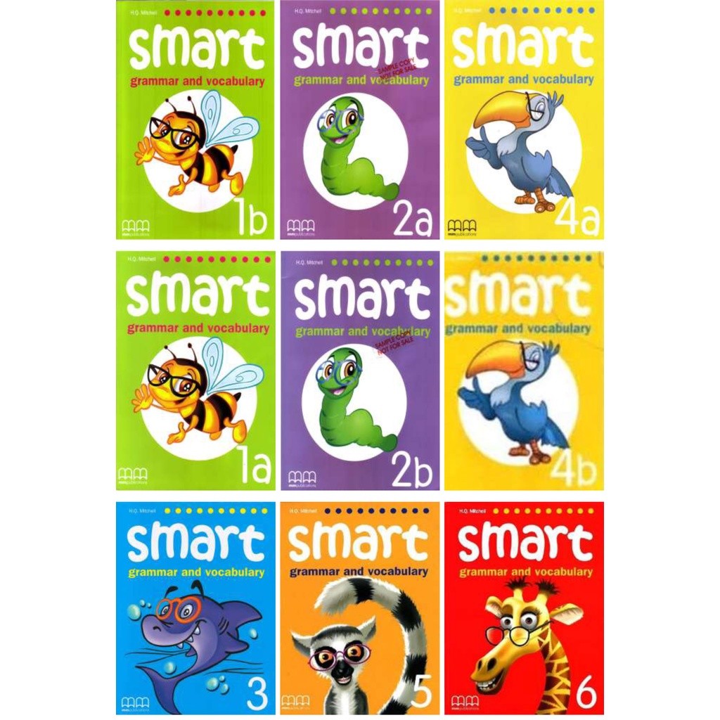 Jual Buku Smart Grammar And Vocabulary Students Book 1-6 / BLACK & WHITE | Shopee Indonesia