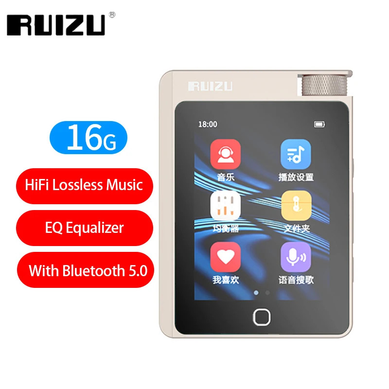 Jual RUIZU A55 16GB Hifi Music Player Bluetooth 50 Mp3 Player Mini ...