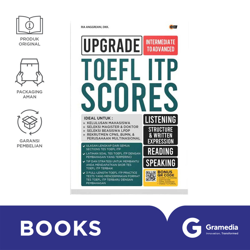 Jual Gramedia Surabaya - UPGRADE TOEFL ITP SCORES | Shopee Indonesia