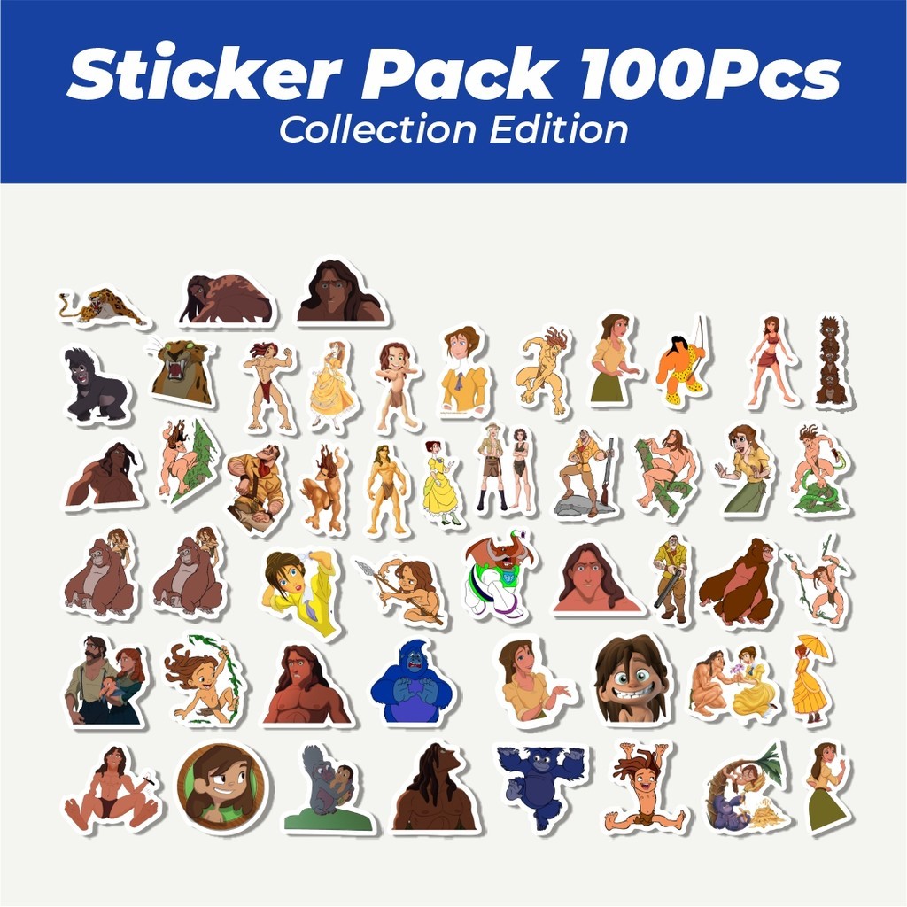 Jual Hot Stiker Kartun The Legend Of Tarzan Lucu Anti Air Stikers ...