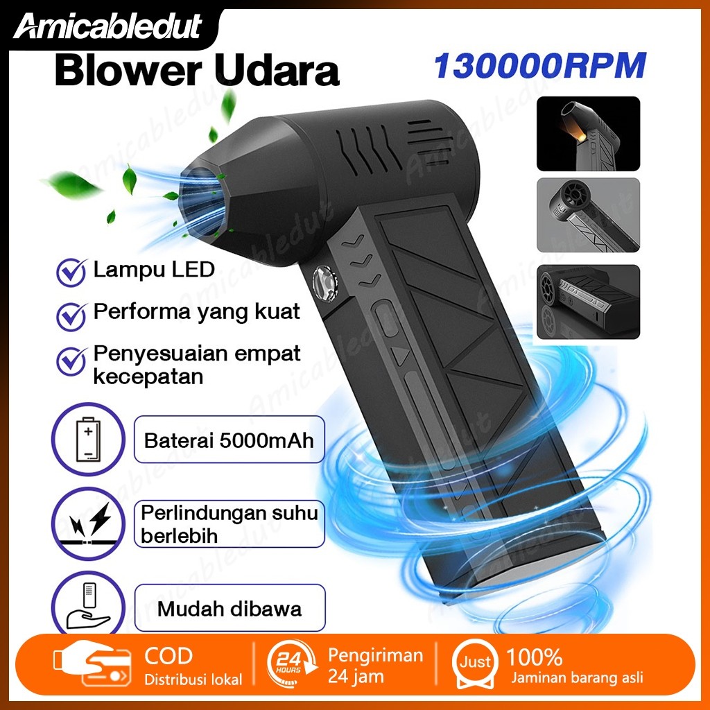Jual New 【COD】New 130000RPM Turbofan/Mini Jet Fan Turbo/Power Jet Fan ...