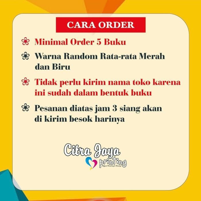 Jual Nota Toko Bahan Bangunan / Bon Toko Material / Matrial / Invoice ...