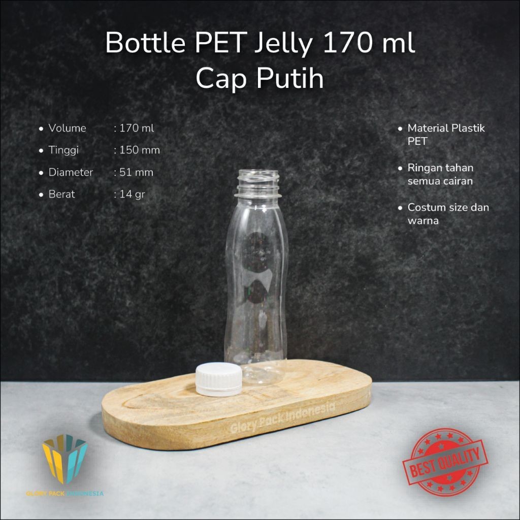 Jual Botol Pet Plastik 170ml LN Power Max Jelly /KHUSUS GRAB INSTAN ...