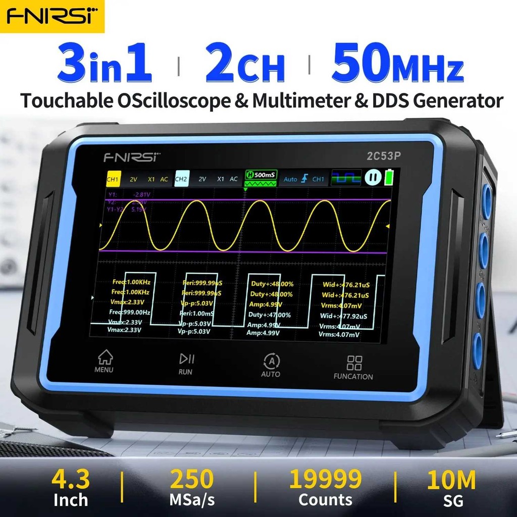 Jual FNIRSI Digital Oscilloscope 3in1 Multimeter Signal Generator 2 ...