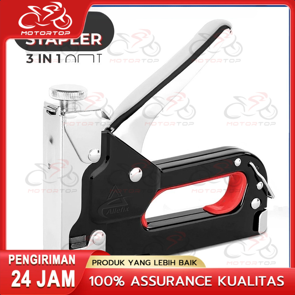 Jual 4in1 Staples Stapler Staple Gun Paku 3 In 1 Pistol Kuku DIY ...