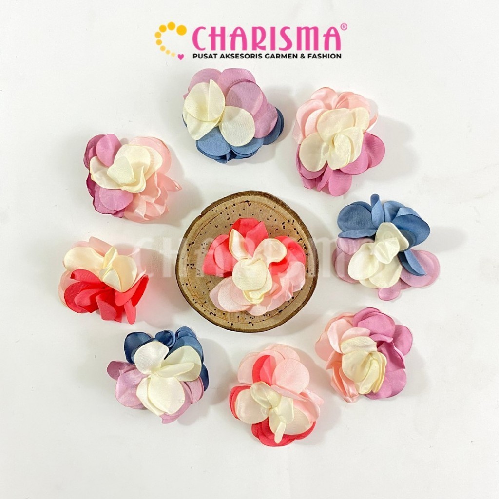 Jual Charisma Aplikasi Bunga Warna Warni - Aksesoris Bunga / Ukuran ...