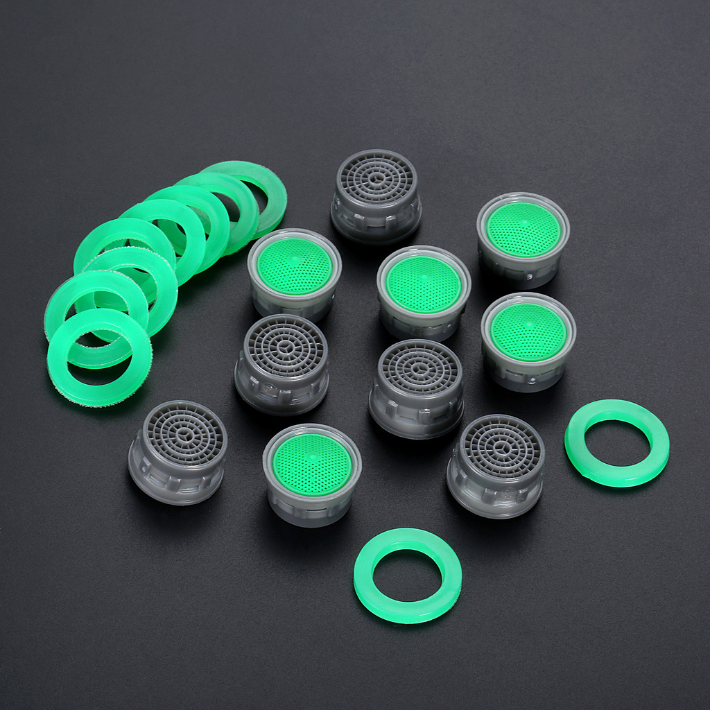 Jual 20Pc 21mm Plastic Faucet Aerator Flow Restrictor Replacement ...