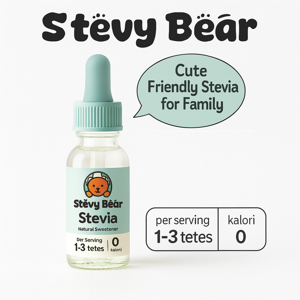 Jual Stevy Bear Stevia Pemanis Alami - Natural Sweetener - 15mL ...