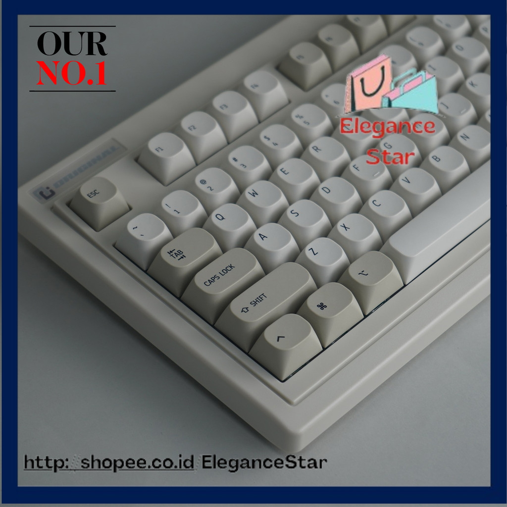 Jual JCM Apple Keycaps MA Profile PBT Material Retro Design MAC Key ...