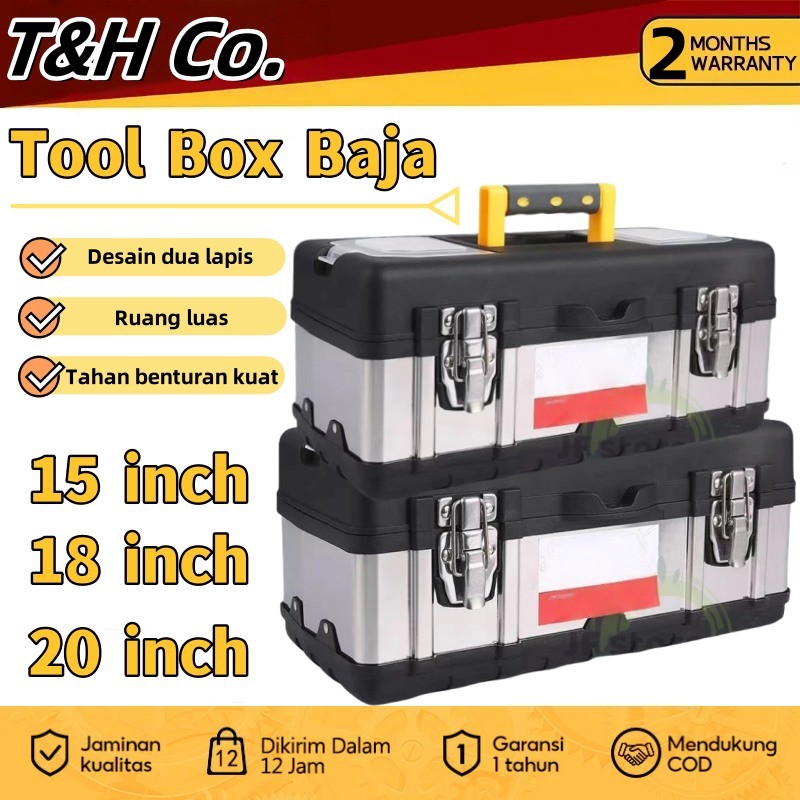 Jual JEGU Tool box Besar/15-20' Box Alat Perkakas Tool Box Bahan Stainless Steel Kotak Perkakas ...
