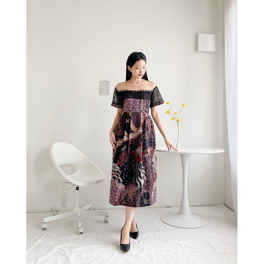 Jual Dress JANVIKA ( Real Pict ) 5 Pilihan Warna Inspirasi Outfit ...