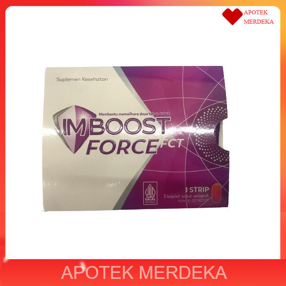 Jual Imboost Force Fct Strip 3 Tablet Membantu Memelihara Daya Tahan Tubuh | Shopee Indonesia
