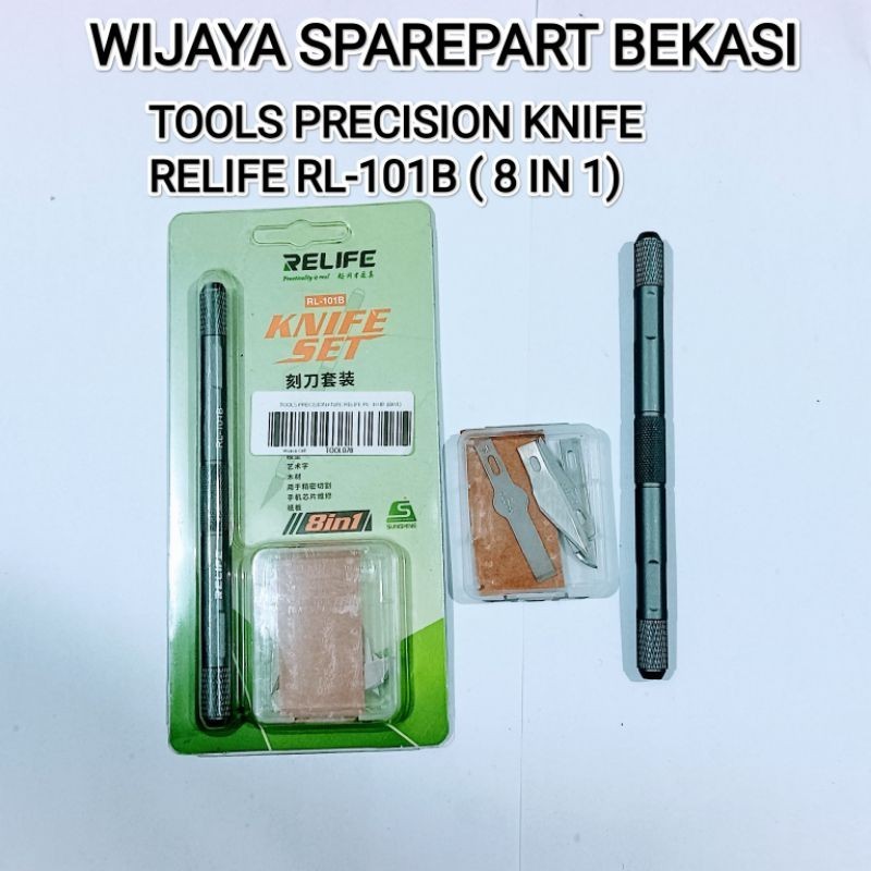 Jual TOOLS PRECISION KNIFE RELIFE RL-101B (8 IN 1) | Shopee Indonesia