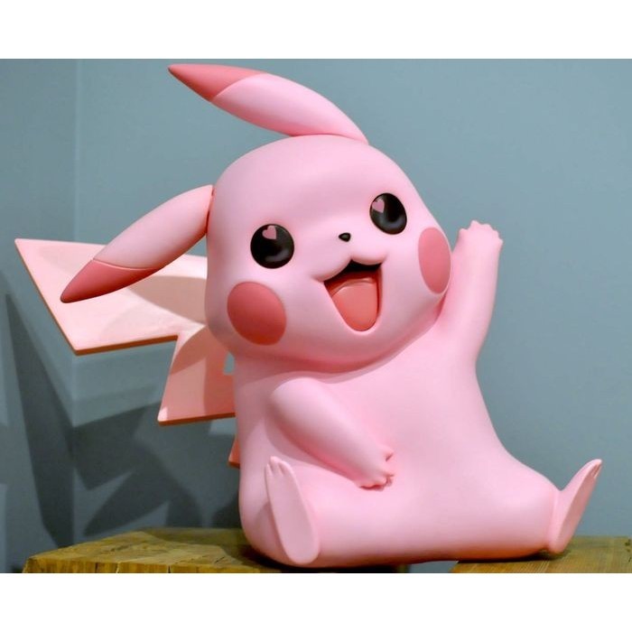 Jual (Baca Deskripsi) Figure Pokemon - Pink Pikachu Sit Life Size 1 : 1 ...