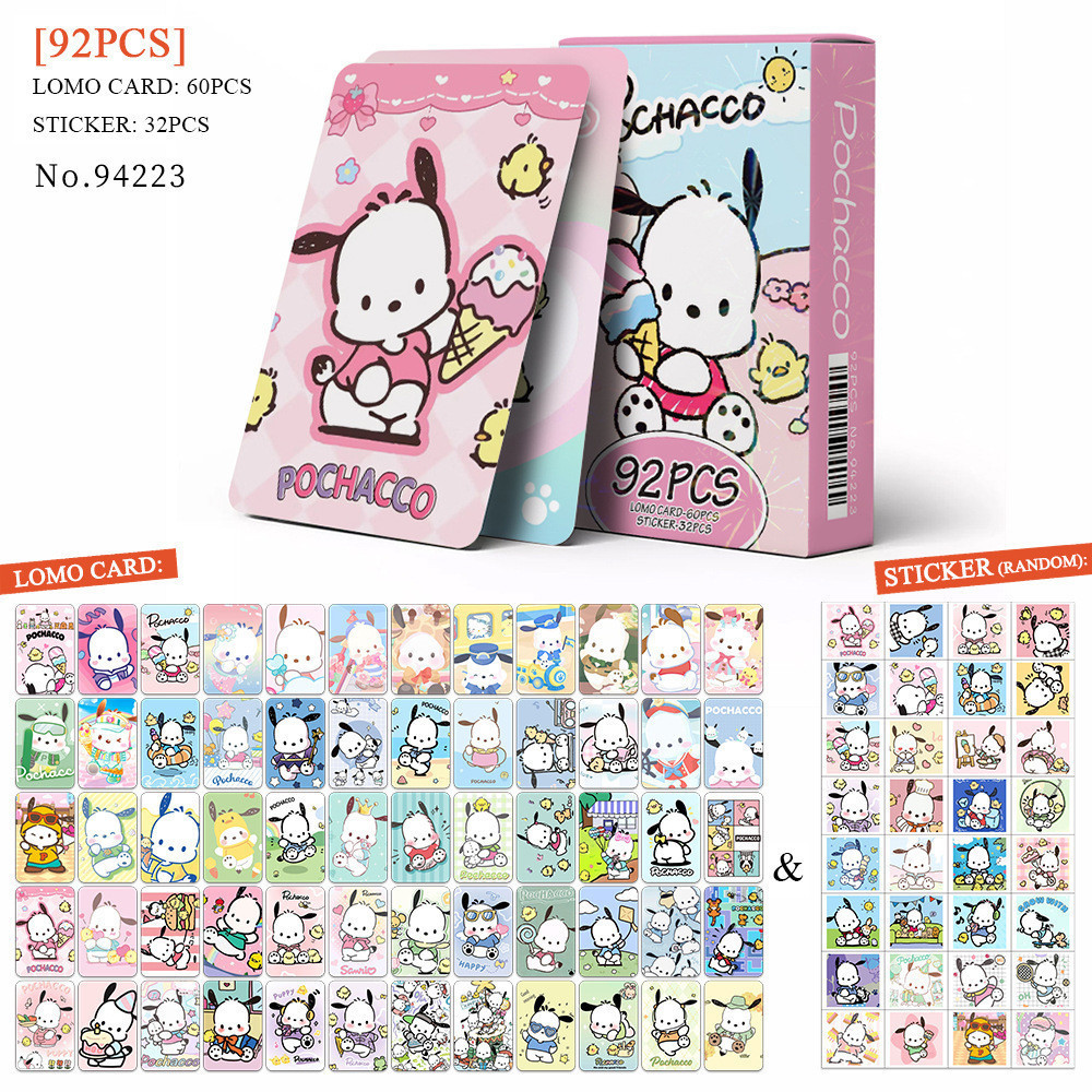 Jual 92 PC PHOTO CARD LOMO CARD PC KOLEKSI SANRIO POCHA POCHACCO ...