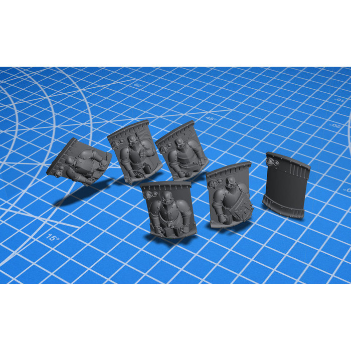 Jual Warhammer 40k Bits - Solar Bastion Assault Shields | Shopee Indonesia