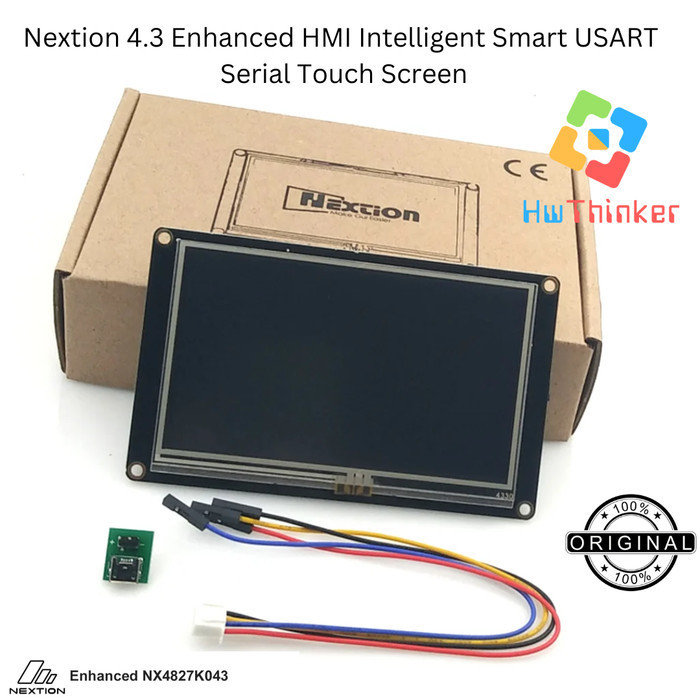 Jual Nextion 4.3 Enhanced HMI Intelligent Smart USART UART Serial Touch TFT LCD Module 4.3 ...