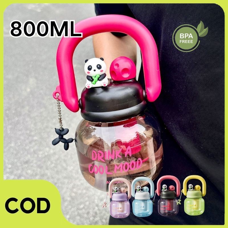 Jual 【COD】Linlin Pot Tritan 800ml Botol Minum Aesthetic Botol Minum ...