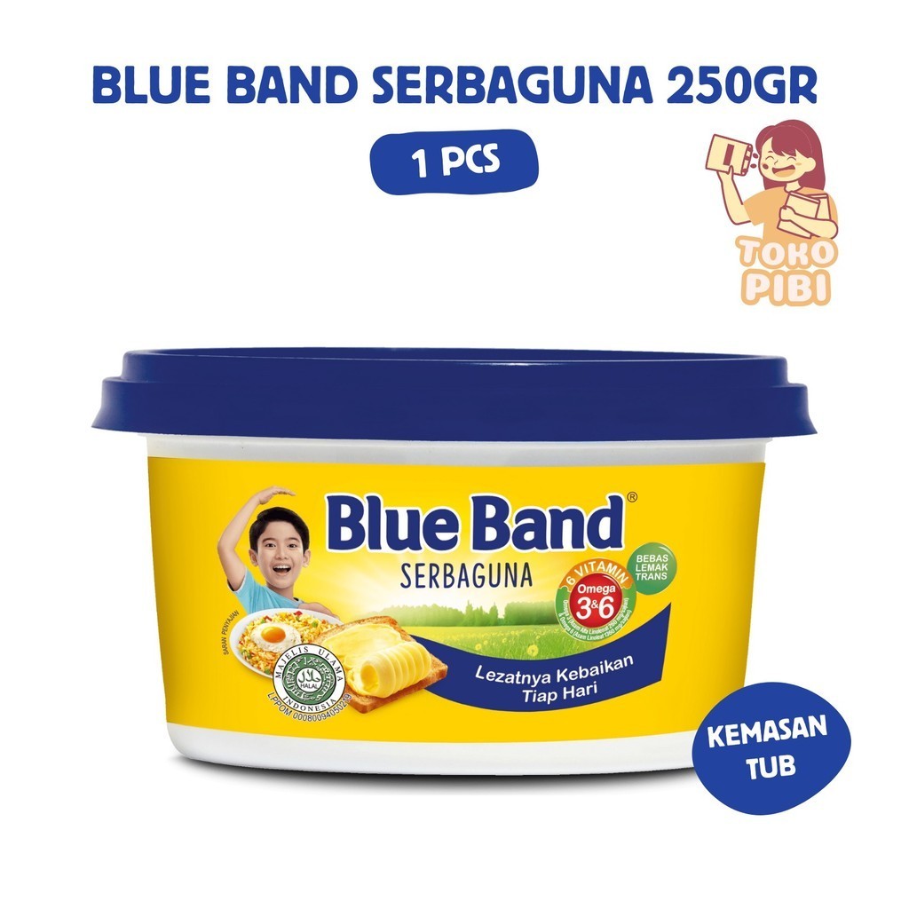 Jual Blue Band Margarine Serbaguna 250gr kemasan Tub | Shopee Indonesia