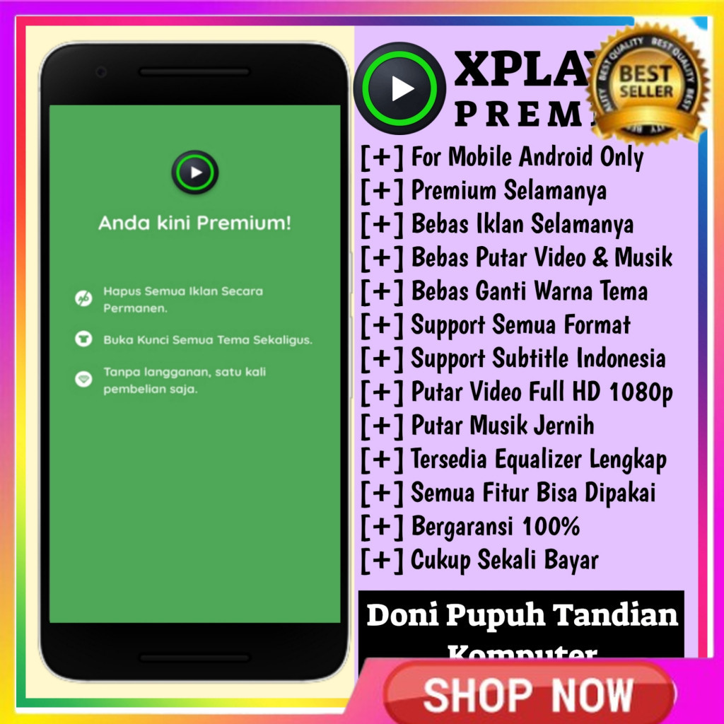 Jual Beli 1 Gratis 1 X Player Pro Unlimited | Shopee Indonesia
