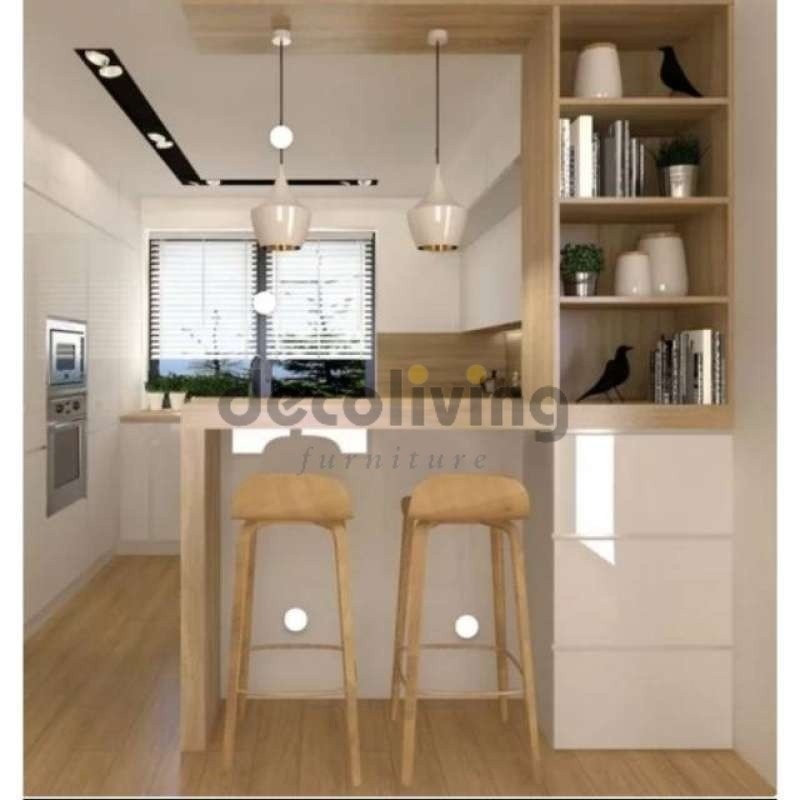 Jual Meja Bar Full Set Minimalis Modern - Sudah Dirakit Dan Bisa Custom ...