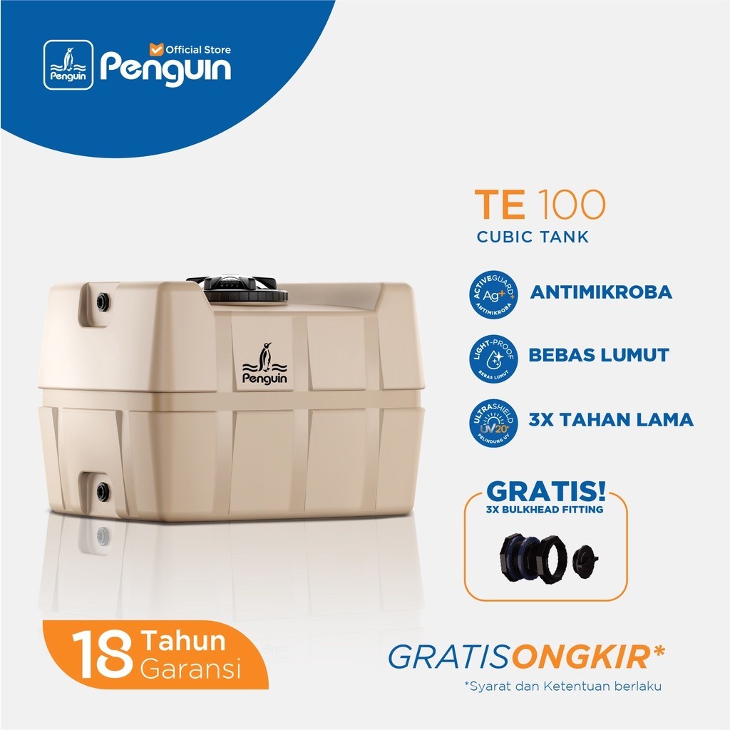 Jual Penguin TE-100 1000 Liter Toren Tandon Tangki Air Cubic Tank ...