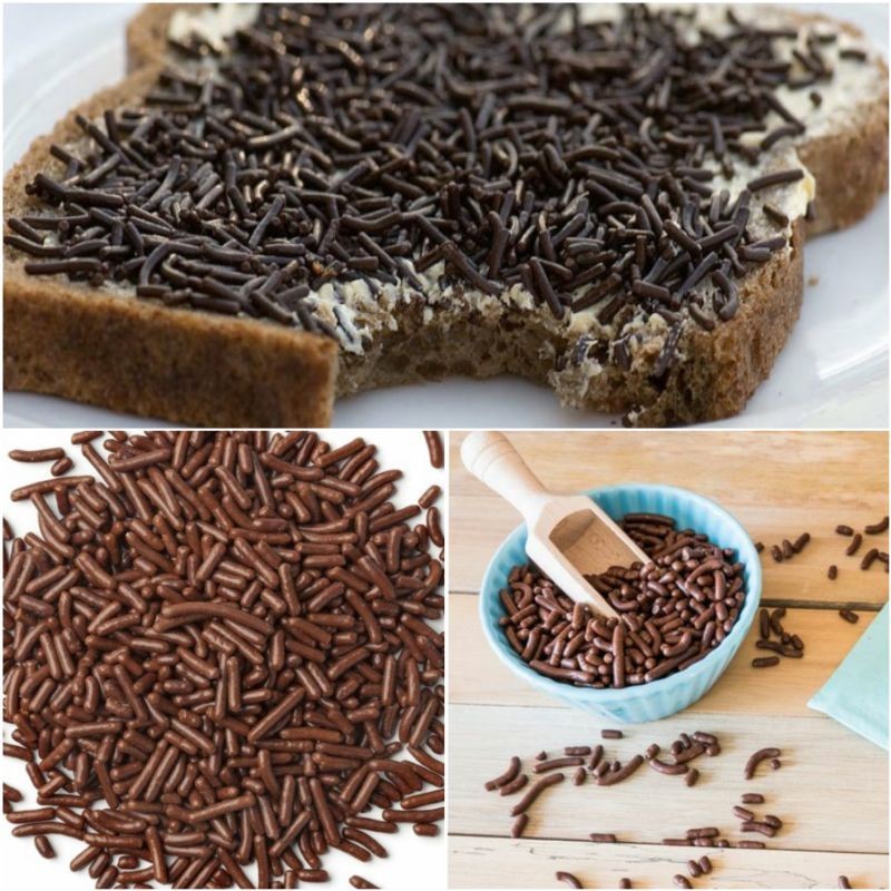 Jual Meses Coklat Meses Toping Donat Repack 250gr | Shopee Indonesia