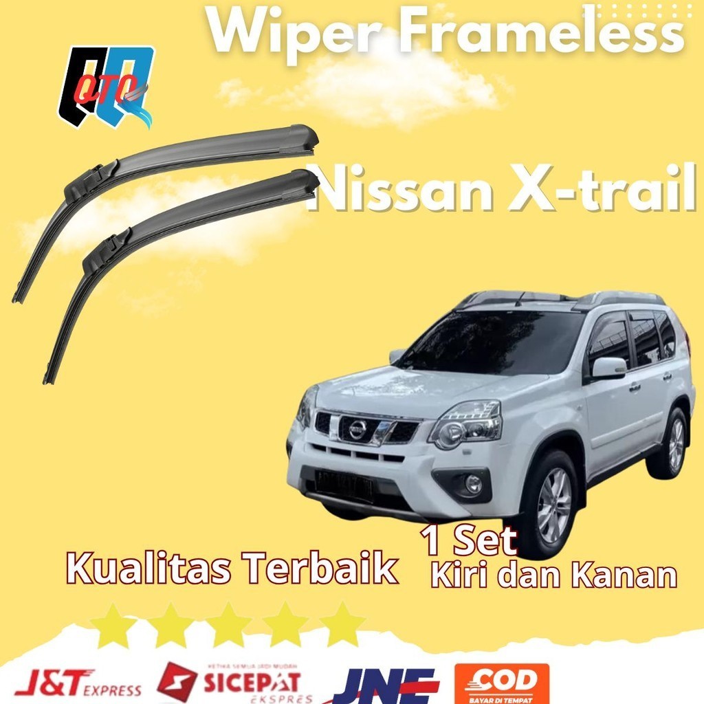 Jual Wiper Mobil Frameless Nissan X Trail Xtrail T31 Sepasang 2 Pcs