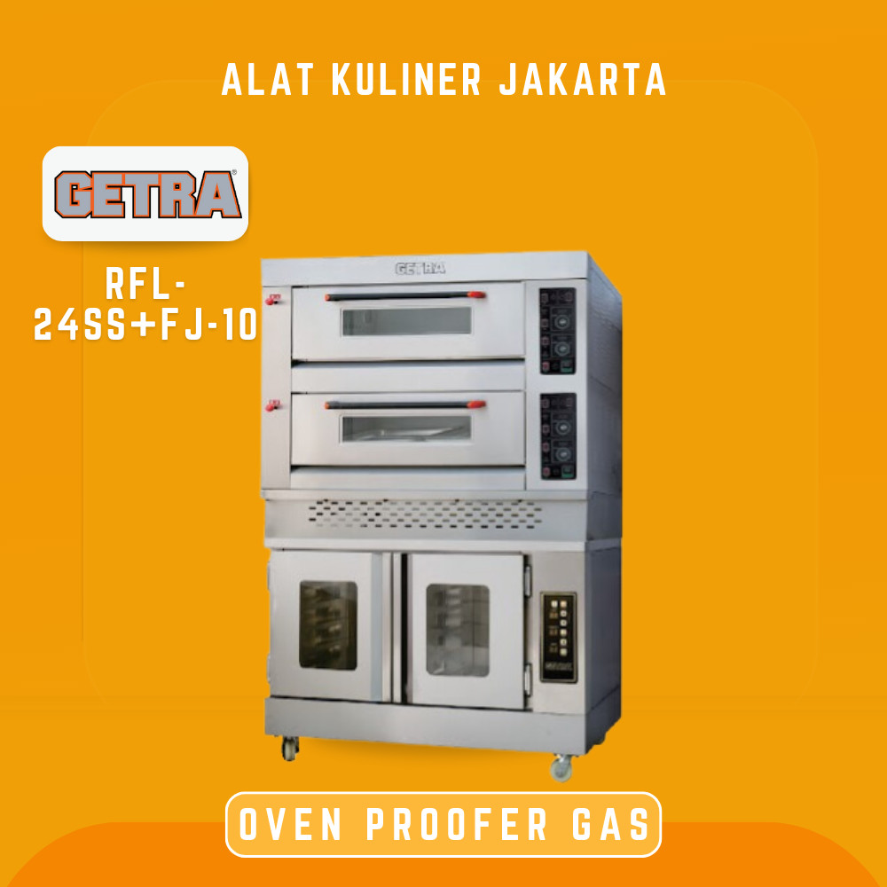 Jual GETRA RFL 24SS+FJ10 RFL-24SS+FJ10 COMBI DECK OVEN GAS PROOFER ...