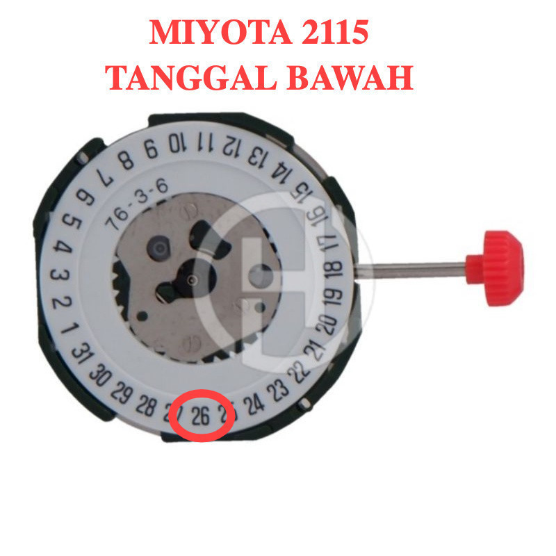 Jual Mesin Jam Tangan 2115 Japan - Bergaransi | Shopee Indonesia