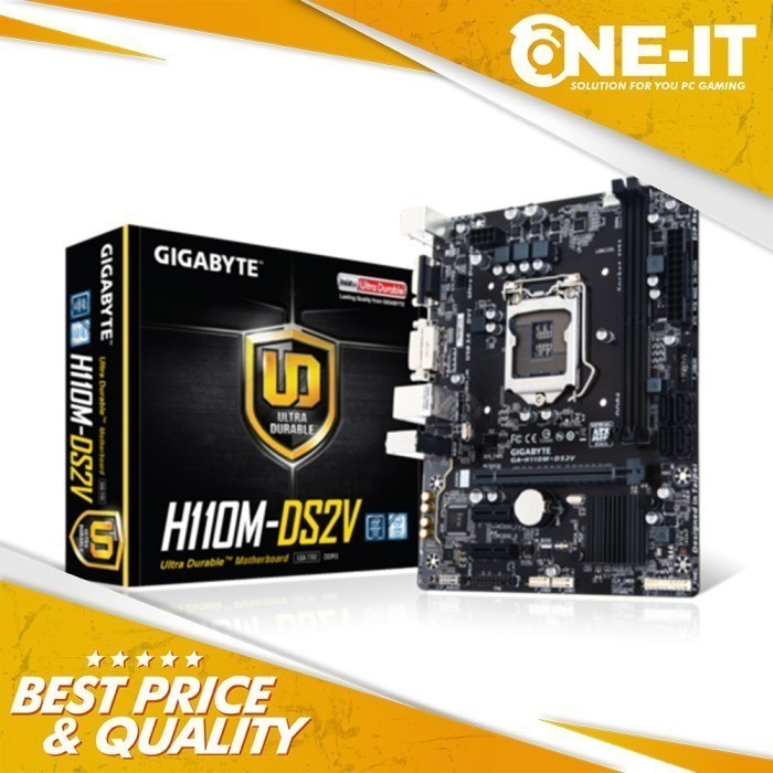 Jual Motherboard Gigabyte H110M DS2V Intel H110 LGA1151 Garansi 1 Tahun ...