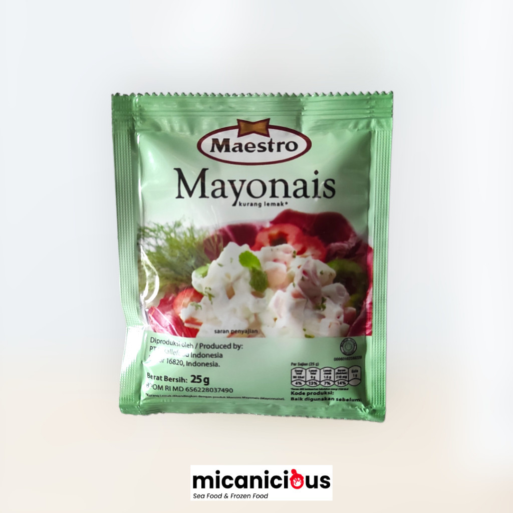 Jual MAESTRO MAYONNAISE SACHET 25GR | Shopee Indonesia