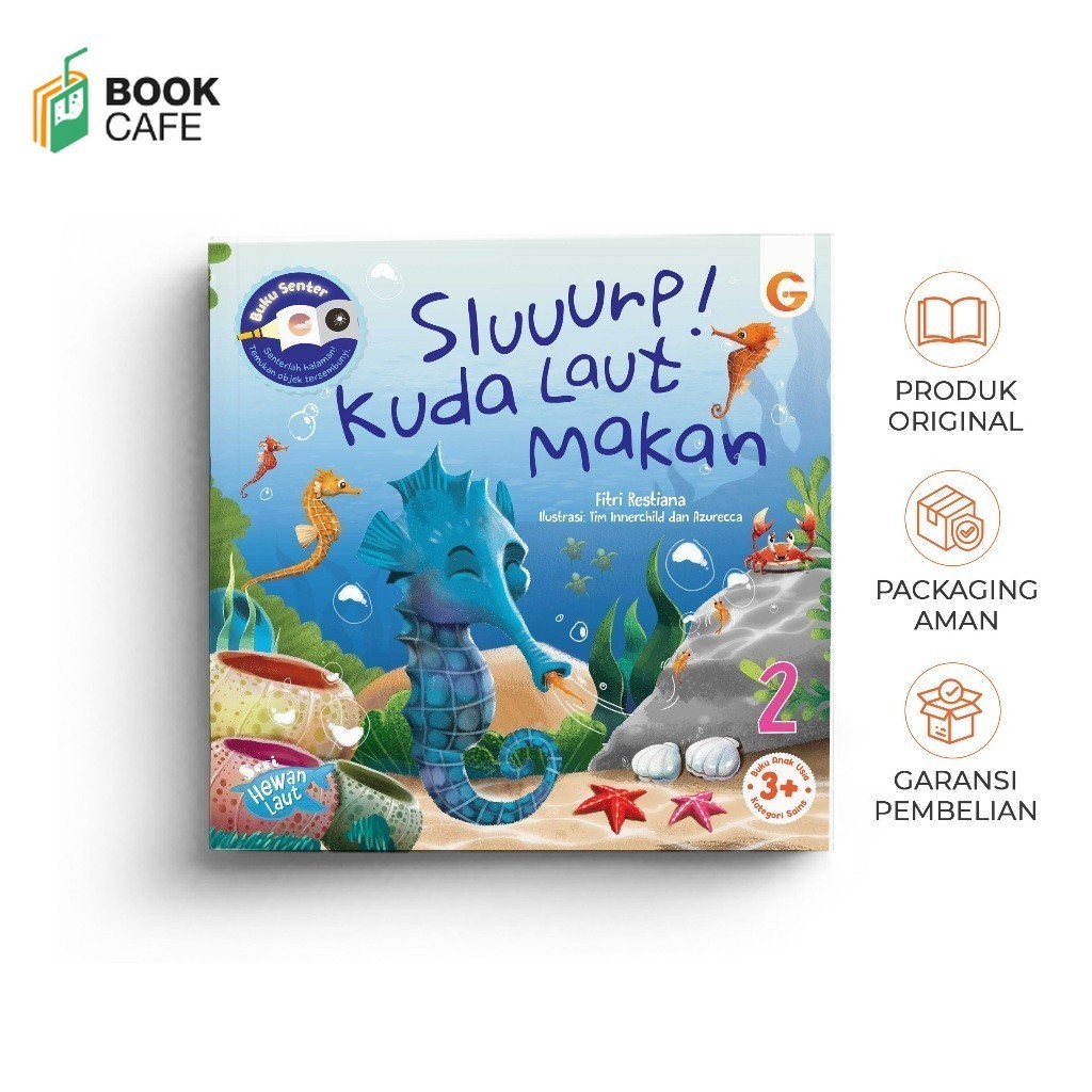 Jual Buku Anak - Seri Hewan Laut ; Sluurp! Kuda Laut Makan | Shopee ...