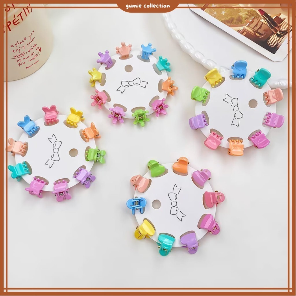 Jual GC - 10PCS / SET JEPIT RAMBUT ANAK MINI GLOSSY KOREAN / AKSESORIS ...