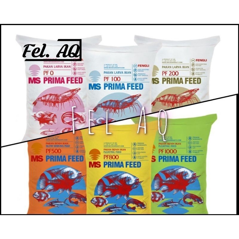 Jual Pelet 500 gram Prima Feed PF 100 200 500 800 1000 Pakan Benih Ikan ...