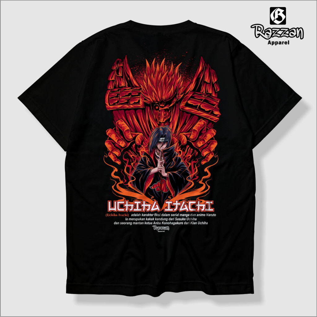 Jual Razzan Kaos Uchiha Itachi Perfect Susanoo Special Anime Naruto ...