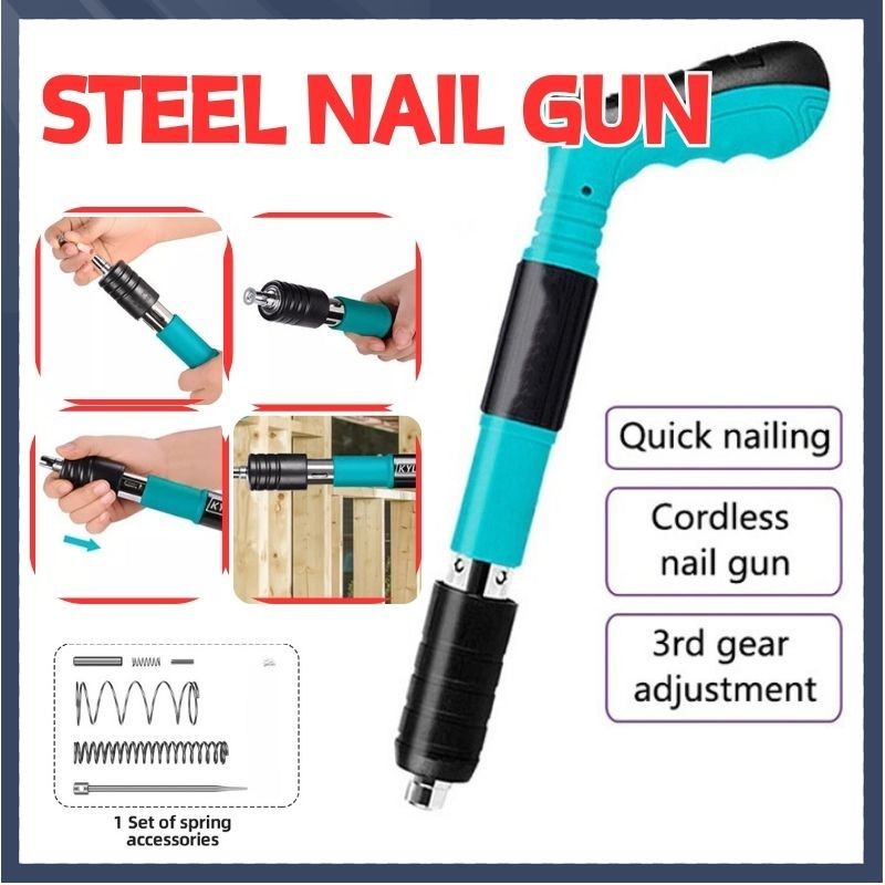 Jual [COD] Alat Mesin Tembak Paku Beton/Fastening Gun/ Ramset Gun/Paku ...