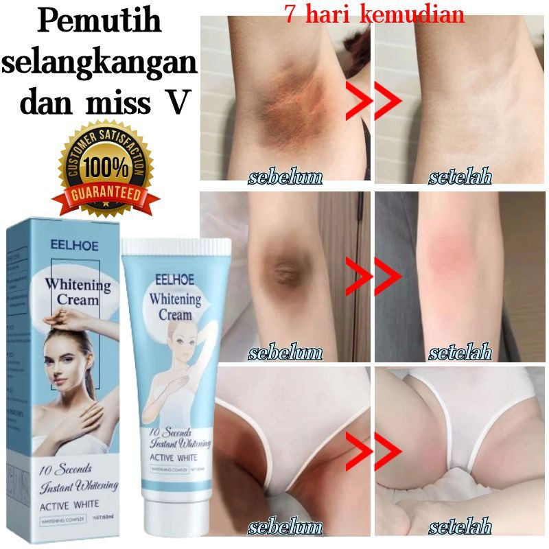 Jual EELHO Krim Pemutih Ketiak 60g Underarm Whitening Cream Miss V Pemutih Selangkangan ...