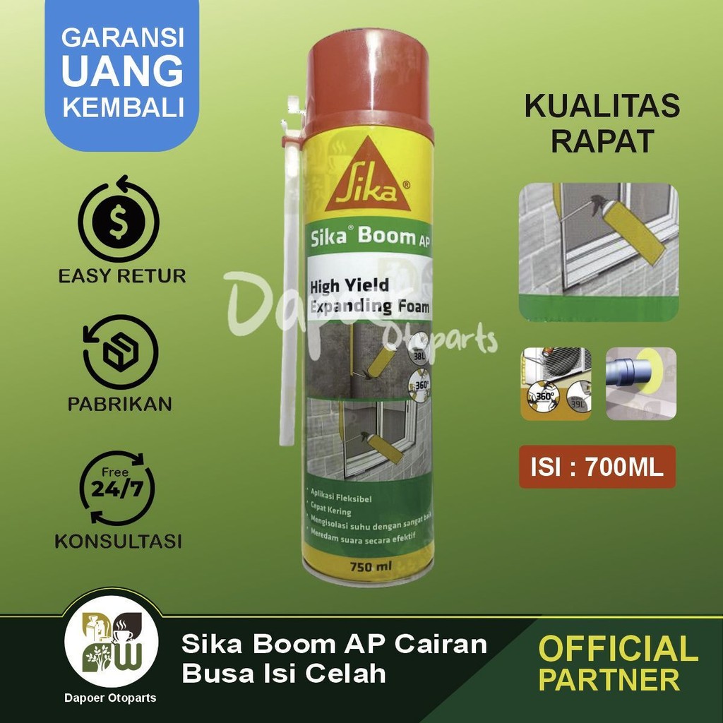 Jual Sika Boom AP Expanding Foam Cairan Busa Isi Celah Kosong Tembok ...