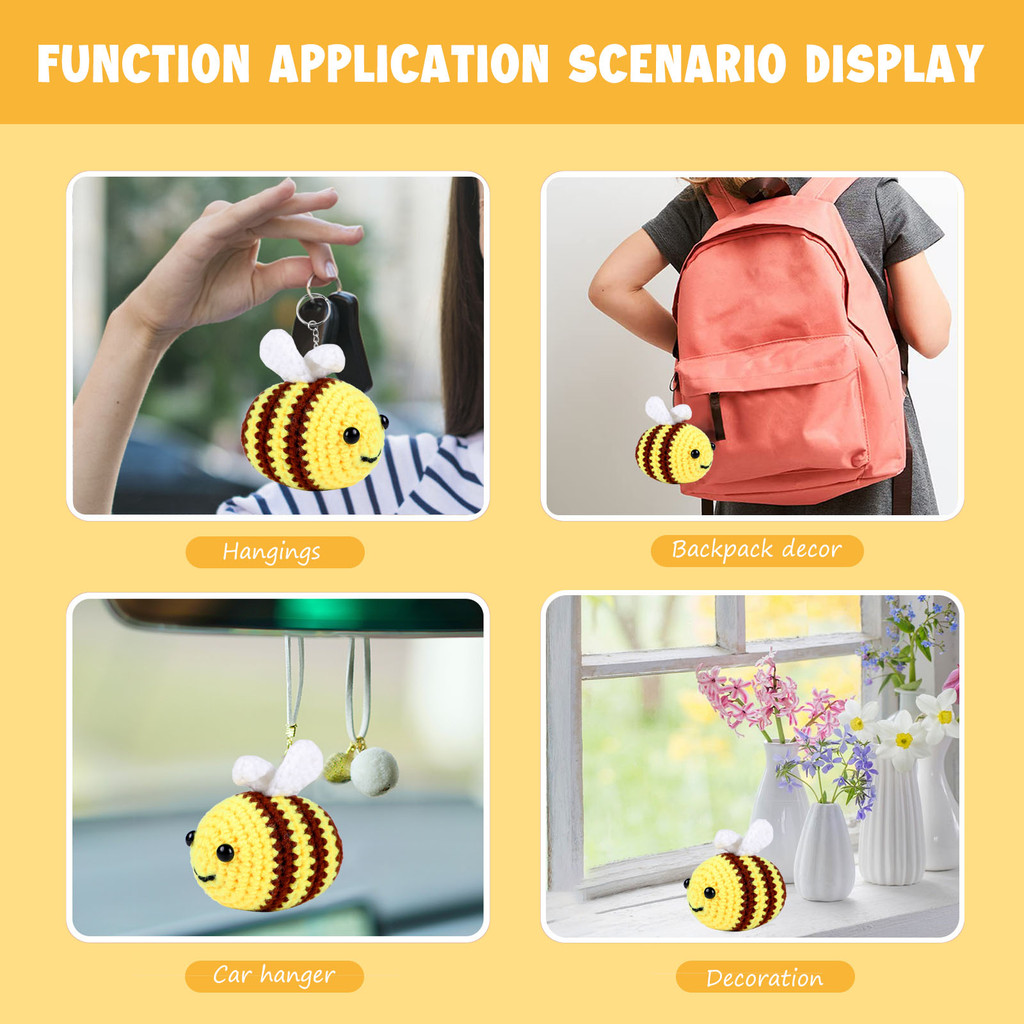 Jual Hand Crochet Diy Animal Kit for Beginners Knitting Yarn Thread ...