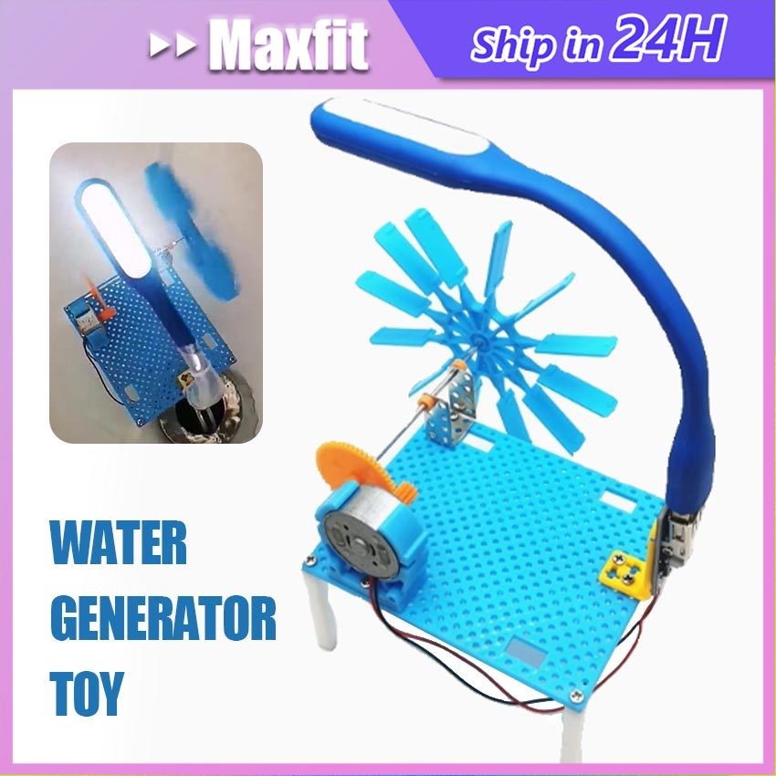 Jual Mainan Edukasi Sains Anak DIY Kit Edukasi Water Turbine Generator ...