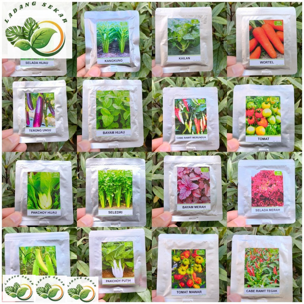 Jual Kemasan benih sayur dan benih buah repack seed - Benih Bibit Paket ...