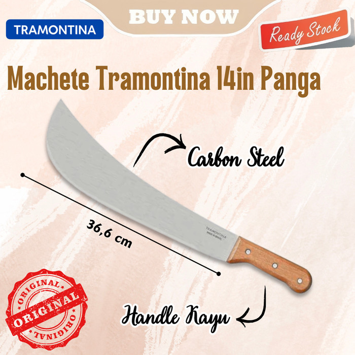 Jual Made in Brazil Tramontina Golok 14in Machete Parang knife 37cm ...