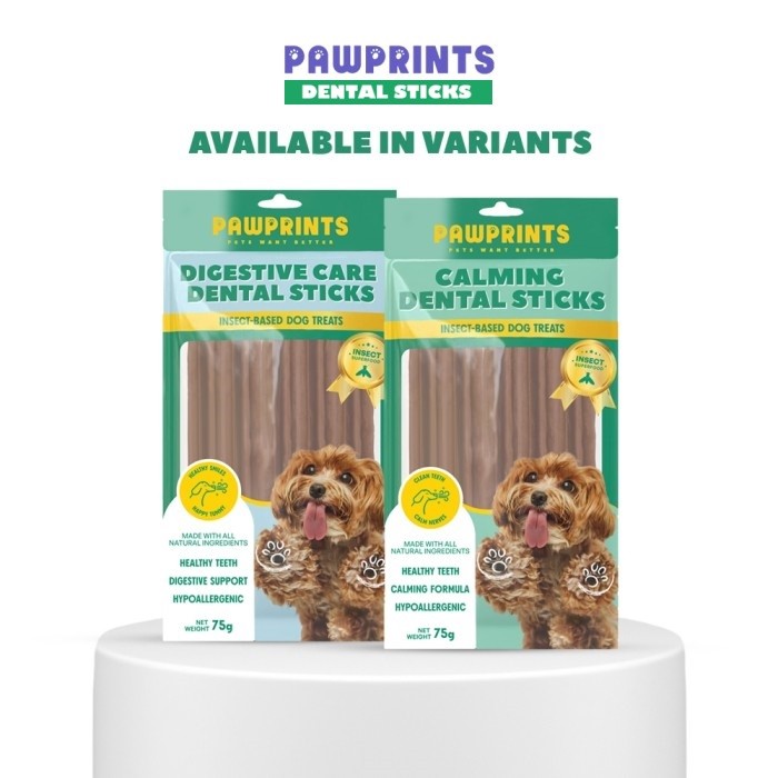 Jual PAWPRINTS Dog Dental Sticks Calming Digestive Care 75 GR Snack ...