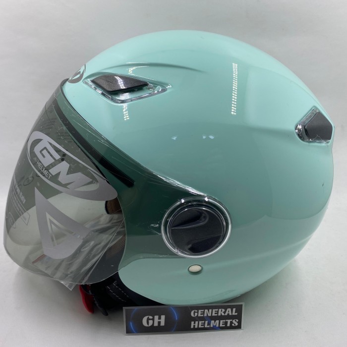 Jual HELM GM VENUS HIJAB SOLID EMERALD GREEN SINGLE VISOR KACA SMOKE ...