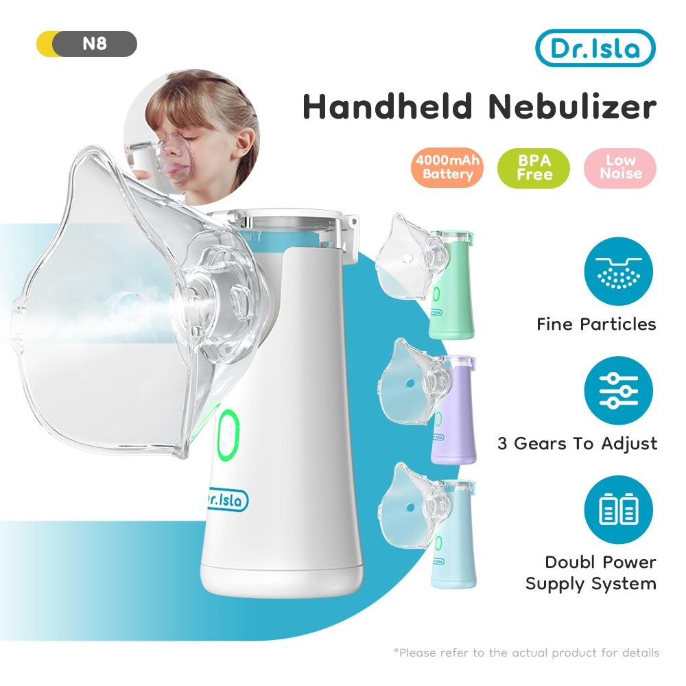 Jual Dr.isla Nebulizer Portable Mesh Alat Uap Bantu Pernafasan Asma Inhalasi Alat Nebulizer Anak ...
