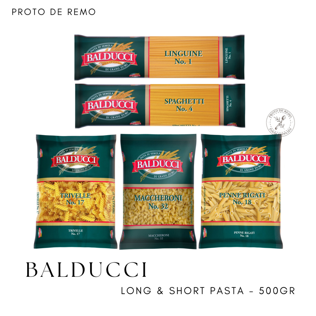 Jual Balducci Pasta Spaghetti | Linguine | Trivelle | Penne ...