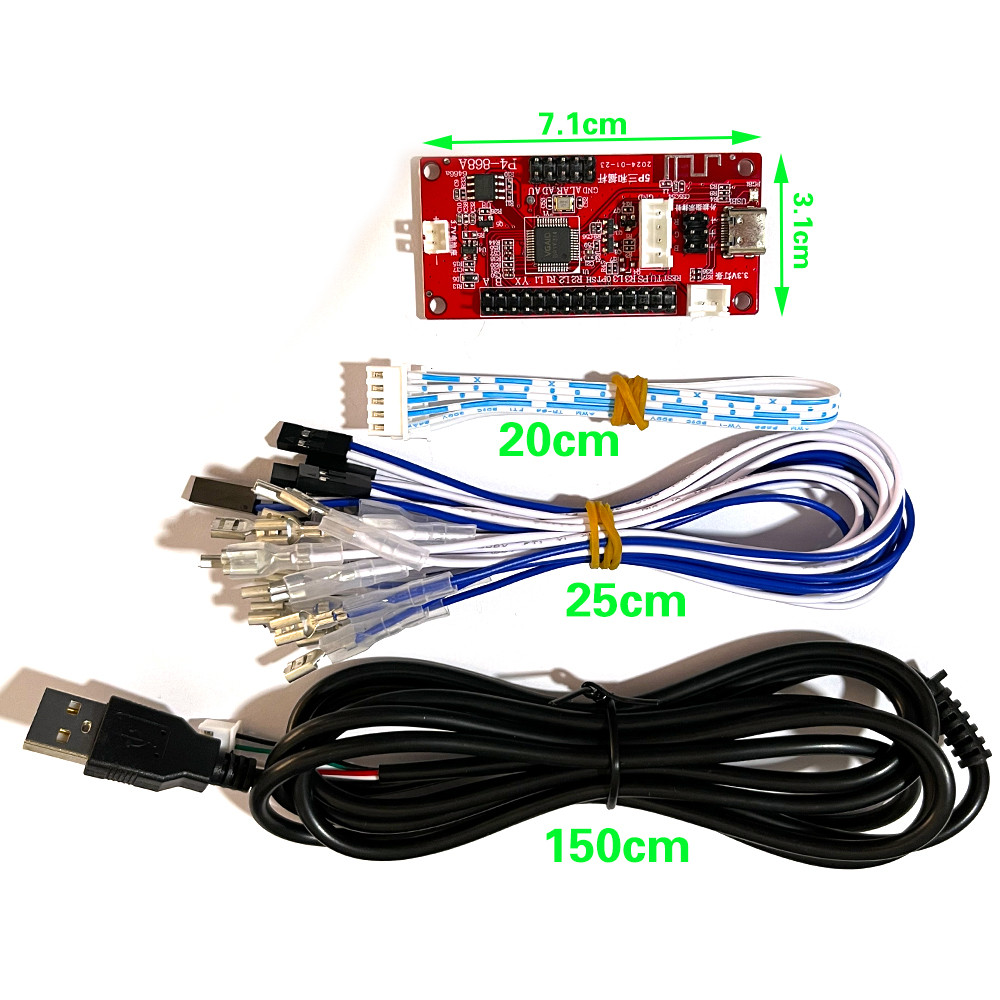 Jual Joystick Encoder PCB Board USB Arcade Zero Delay Controller TO PC ...