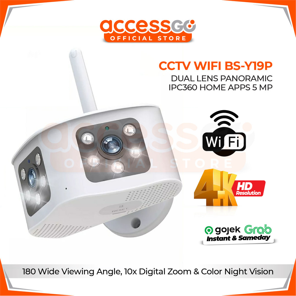 Jual CCTV BS-Y19P IP CAM 360 Dual Lens | Shopee Indonesia
