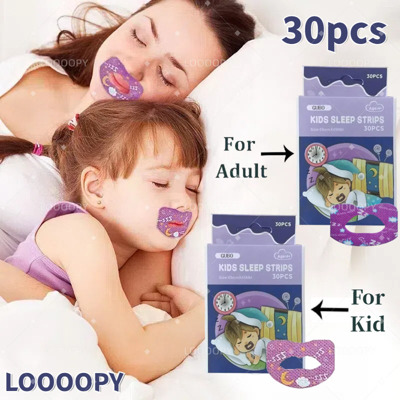 Jual 30PCS Stiker Mulut Tidur Malam/Sticker Bibir Untuk Tidur ...